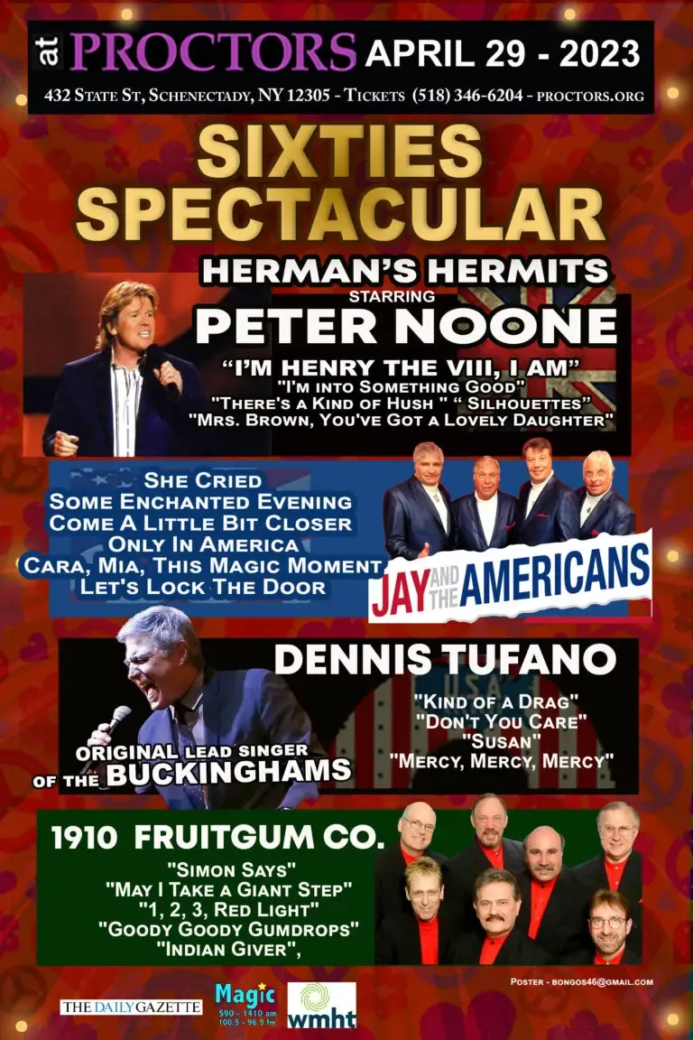 Sixties Spectacular at Proctors Theatre, Schenectady on 1st September, 2024