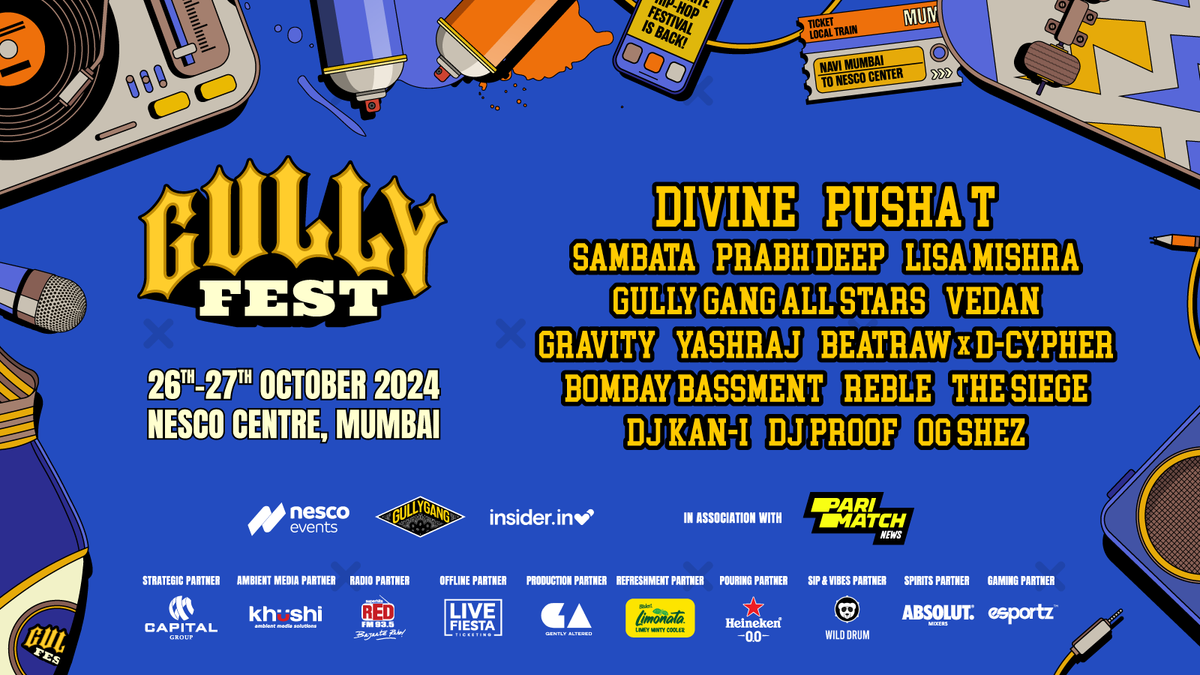 Annual Gully Fest 2024 | Mumbai at NESCO Hall 4, Mumbai on 26th October, 2024
