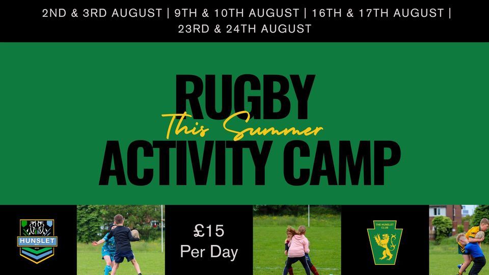 Summer Rugby Activity Camp 2023 at The Hunslet Club, Leeds on 2nd ...
