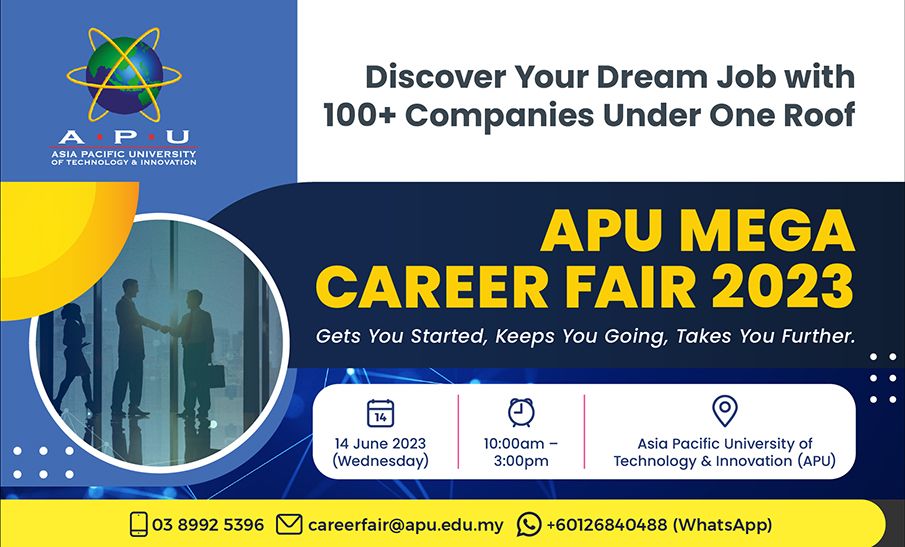 APU Mega Career Fair 2023 at Asia Pacific University of Technology & Innovation - APU, Kuala ...