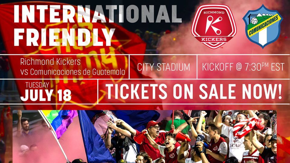 International Friendly: Richmond Kickers vs. Comunicaciones de ...