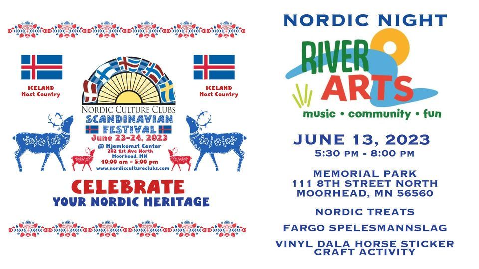 NORDIC CULTURE CLUBS SCANDINAVIAN FESTIVAL 2023 NORDIC NIGHT at RIVER ...