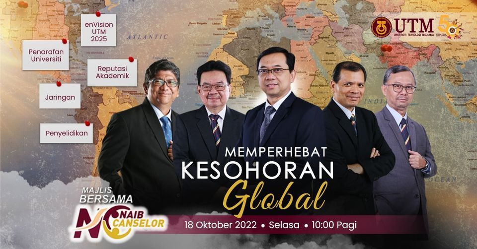 MAJLIS BERSAMA NAIB CANSELOR (OKTOBER) 2022 | Dewan Sultan Iskandar UTM ...