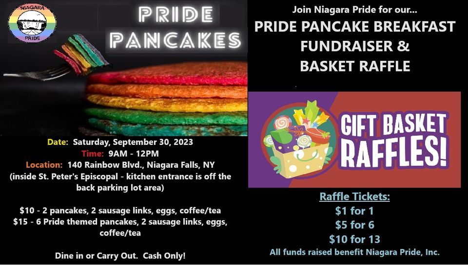 Pride Pancake Breakfast Fundraiser & Basket raffle at 140 Rainbow Blvd ...