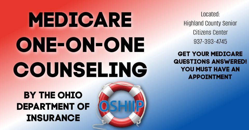 Medicare Counseling: Appointment only at Highland County Senior ...