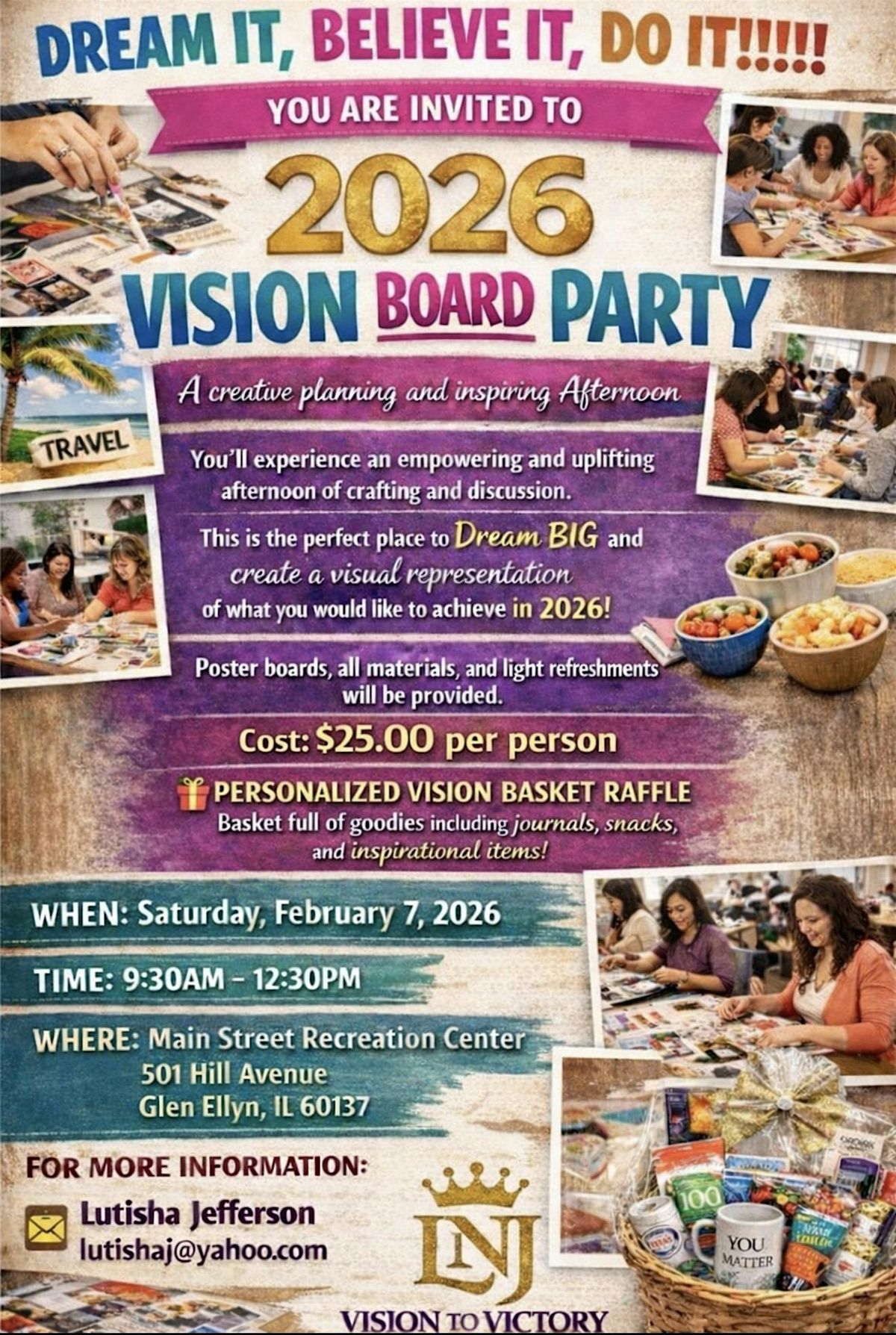 Vision to Victory: A Prayer & Vision Board Party at Main Street ...