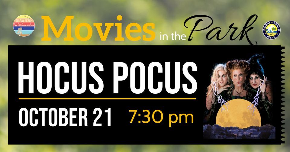 Movies in the Park - Hocus Pocus (93) | Catherine Strong Splash Park ...