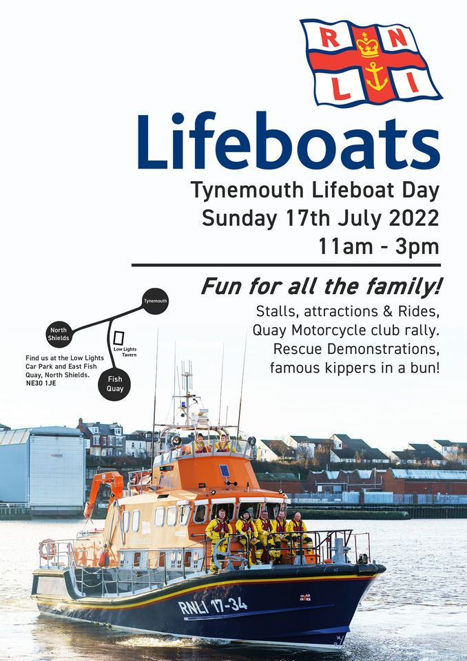 Tynemouth RNLI Lifeboat day at North Shields Fish Quay on 17th July, 2022