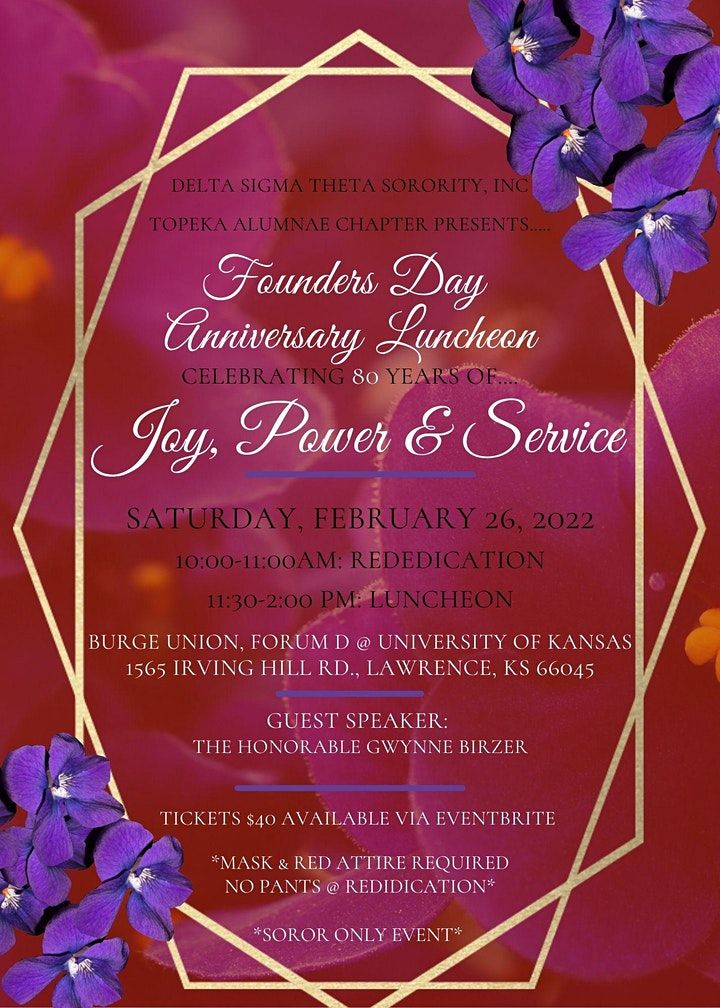 Founders Day Anniversary Luncheon & Rededication Ceremony at University ...
