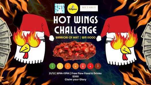 Hot Wings Challenge: Wingman x Metabev x Fiyah at Wingman HK (Central ...
