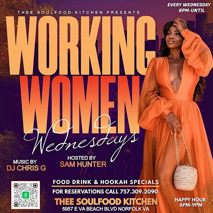 Working Women Wednesdays at Thee Soulfood Kitchen, Norfolk on 7th ...