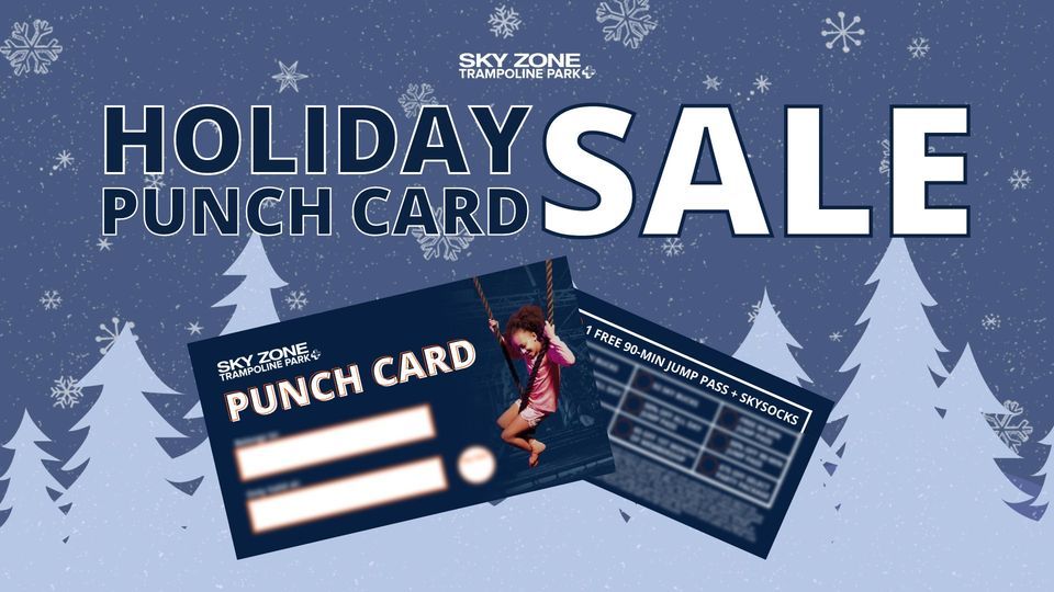 Holiday Punch Card SALE! | Sky Zone Aurora, IL | December 30, 2022
