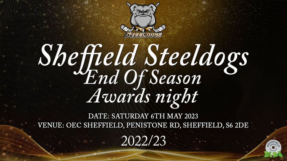 Sheffield Steeldogs 2023 End Of Season Awards Night at OEC Sheffield on 6th May, 2023
