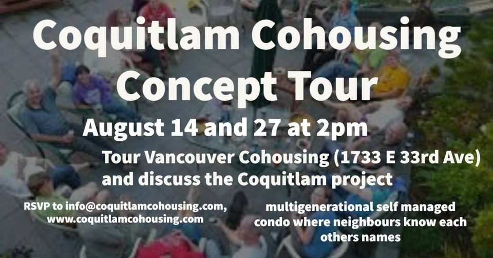 Coquitlam Cohousing Concept Tour in Vancouver at Vancouver Cohousing on ...