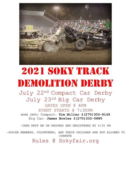 2021 SOKY Fair Demo Derby at SOKY Fair, Bowling Green on 22nd July, 2021