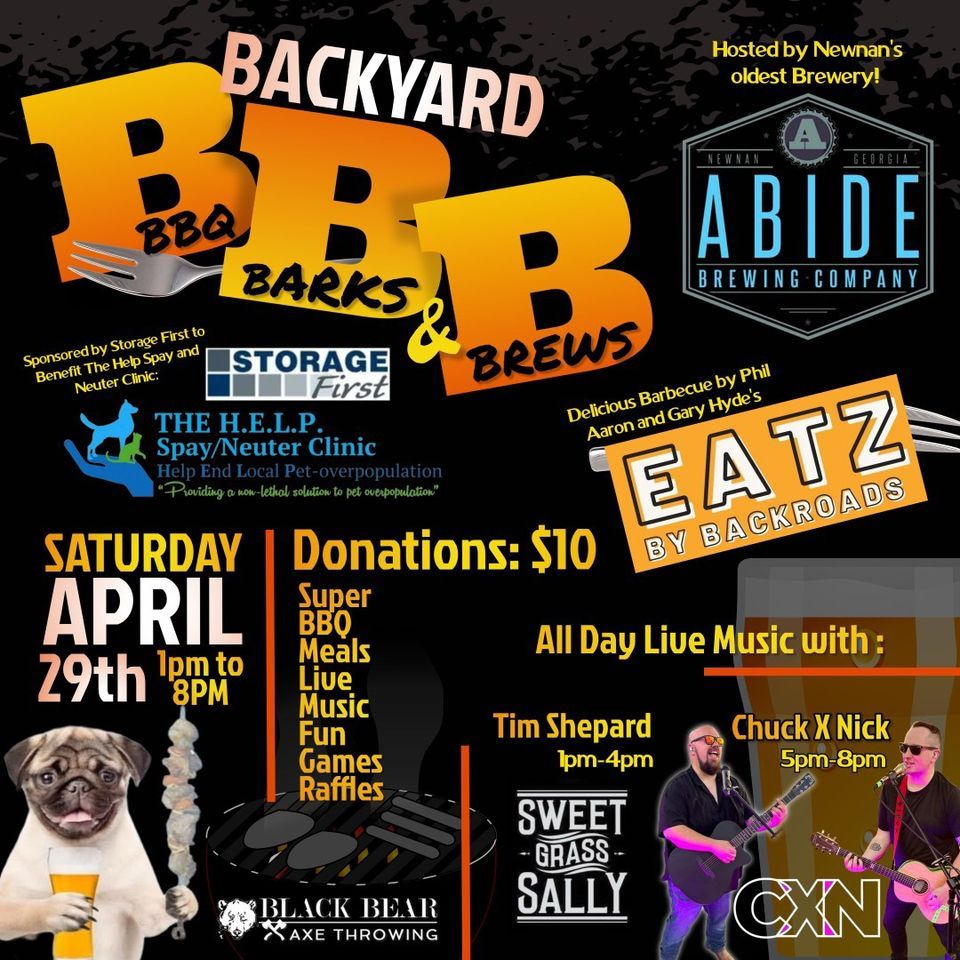BBQ, Barks, & Brews | Abide Brewing Company, Newnan, GA | April 29, 2023