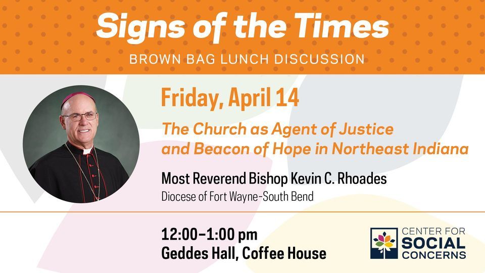 Signs of the Times: The Church as Agent of Justice and Beacon of Hope ...