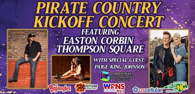 WRNS Pirate Country Kickoff Concert at Greenville Convention Center on ...