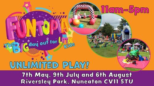 Funtopia at Nuneaton at Riversley Park, Nuneaton on 7th May, 2022