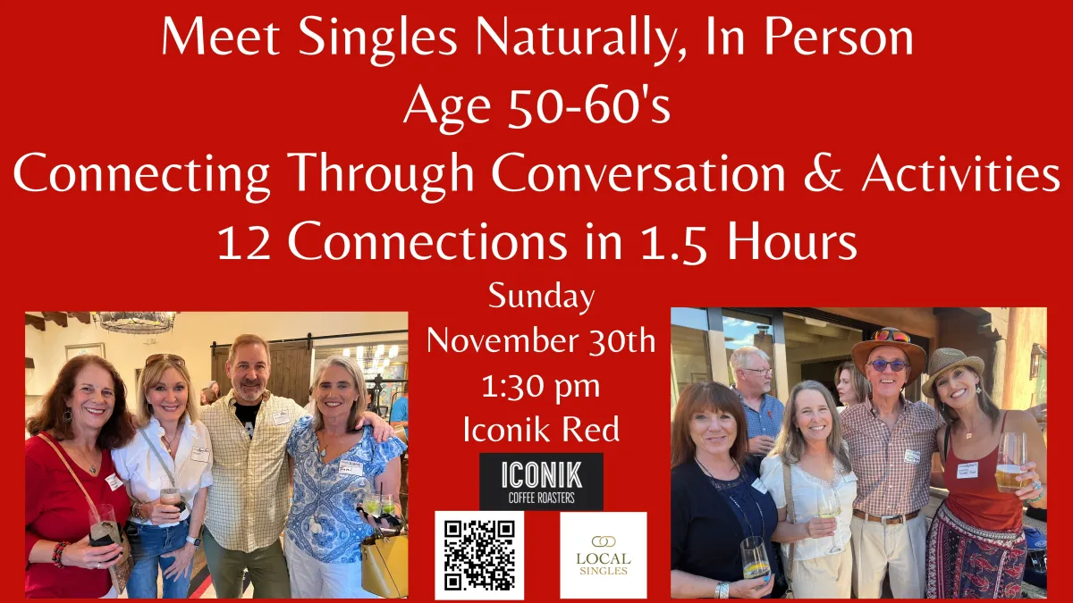 5o-60s Singles, 12 Connections in 1 .5 Hour, Activities to Make ...