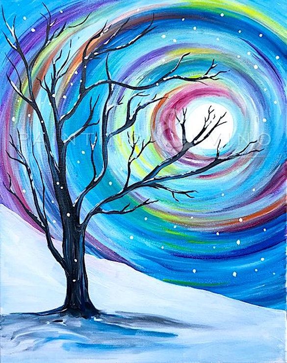 Swirl Tree - Paint and Sip at Beggars Banquet at Beggar's Banquet, East ...