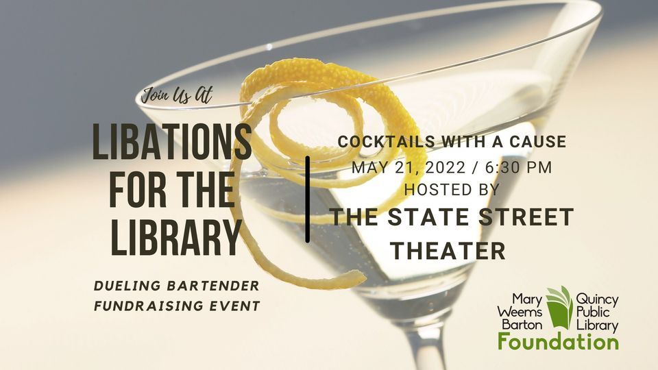 Libations for the Library: Dueling Bartender Fundraising Event at State ...
