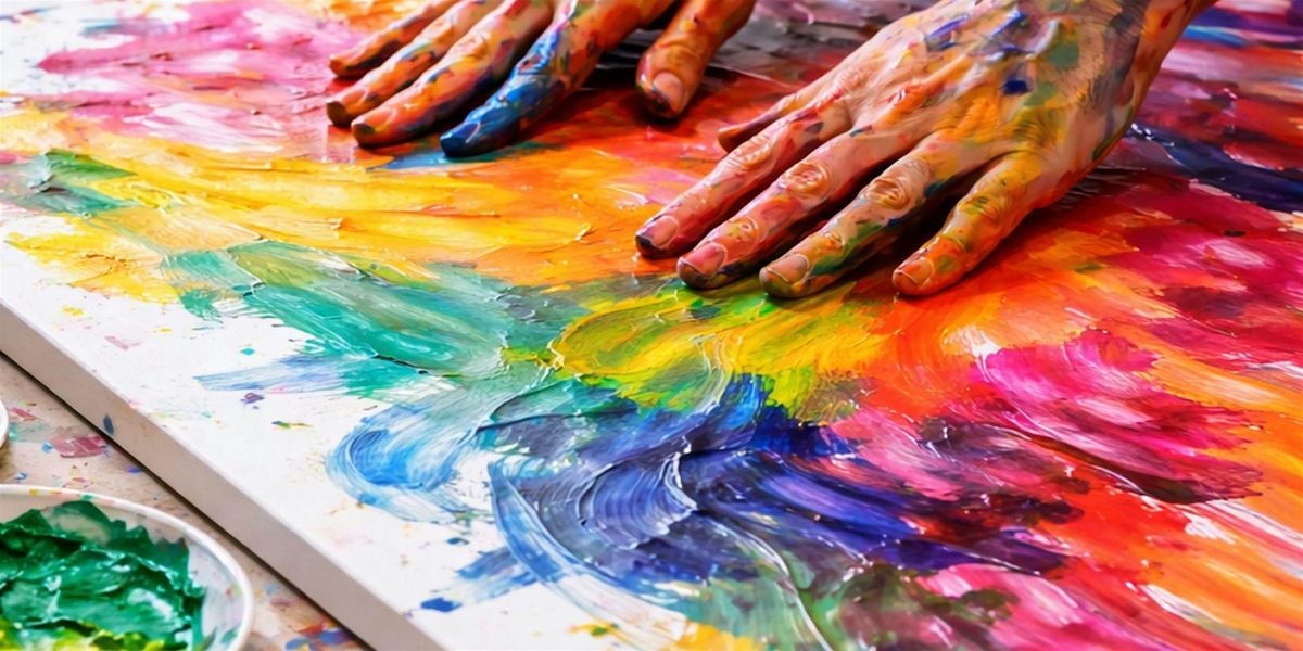 Finger Painting Without Rules Playful Workshop for Adults: Relax ...