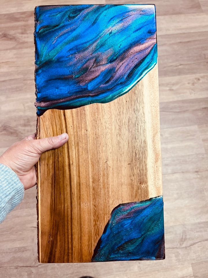 Resin Art Class-Serving Board With Resin at Turnagain Arts Buildings ...