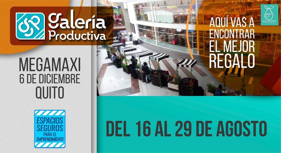 Galería Productiva de EcoFest at Megamaxi, Quito on 16th August, 2022