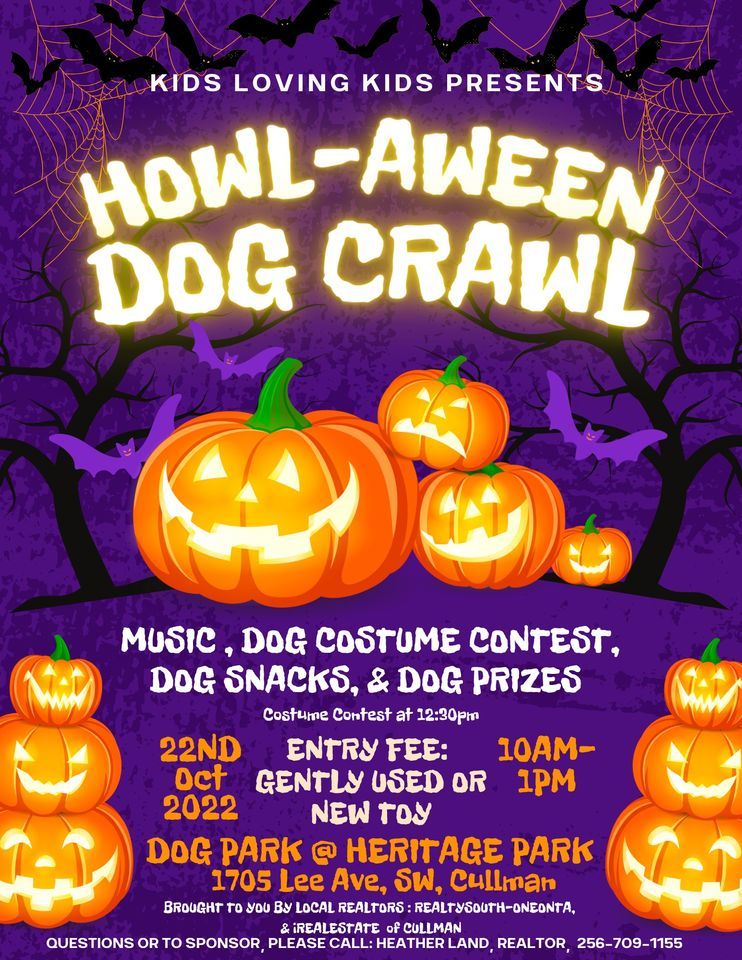 2022 HOWL-aween Dog Crawl- Dog Park at Heritage Park | 1705 Lee Ave SW ...