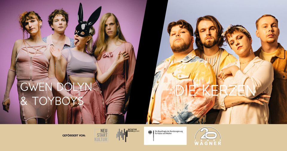 Gwen Dolyn & Toyboys + Die Kerzen | Café Wagner Jena | November 19, 2022