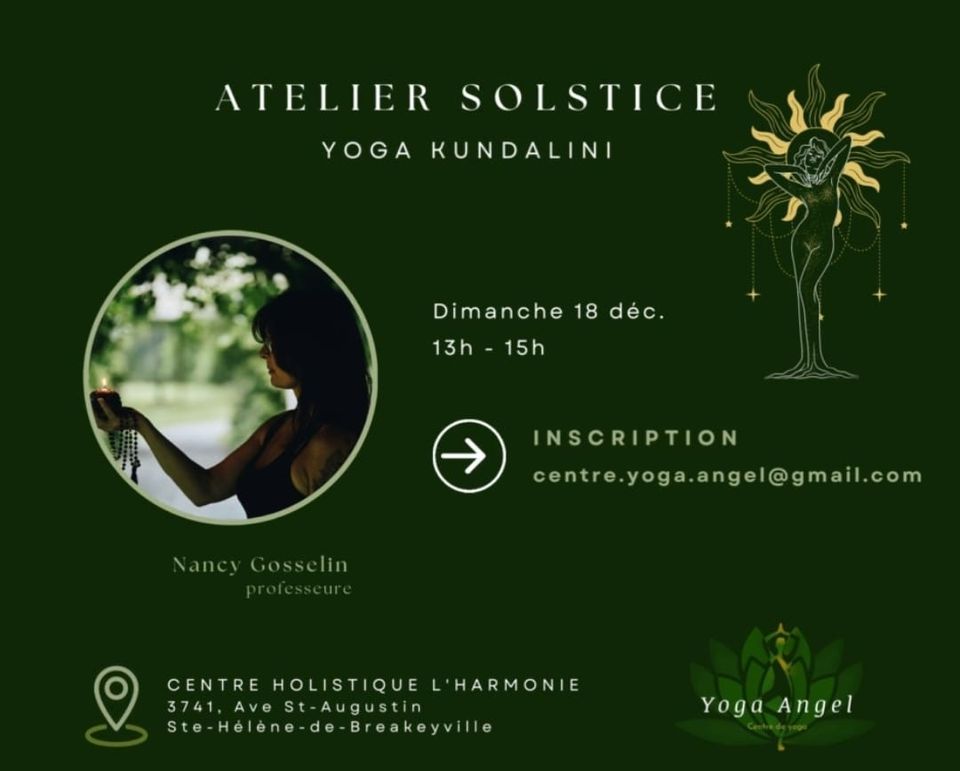 Yoga Kundalini SOLSTICE HIVER ( complet) | Manoir Breakey, Lévis, QC ...