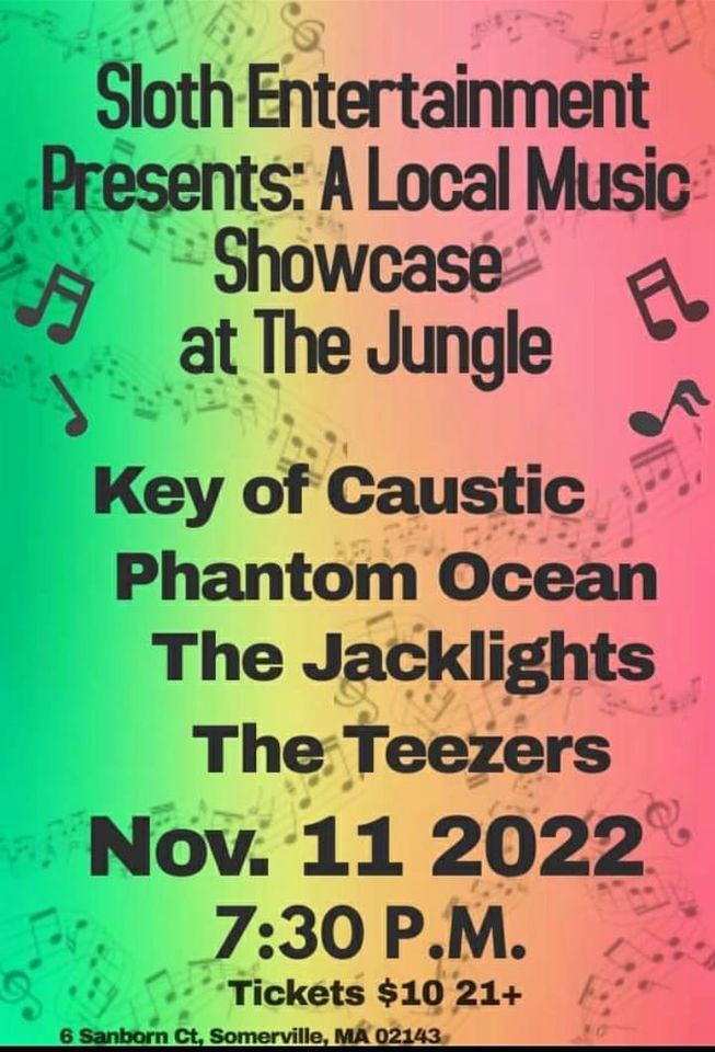 Sloth Entertainment Presents: A Local Music Showcase at the Jungle ...