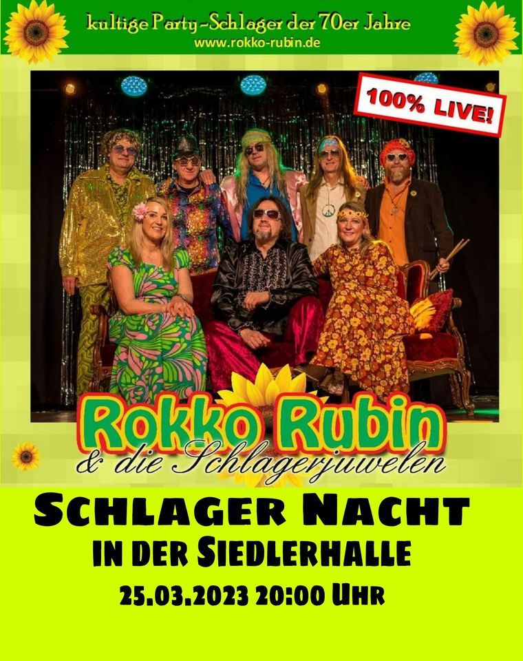 Rokko Rubin & die Schlagerjuwelen Live in der Siedlerhalle at ...