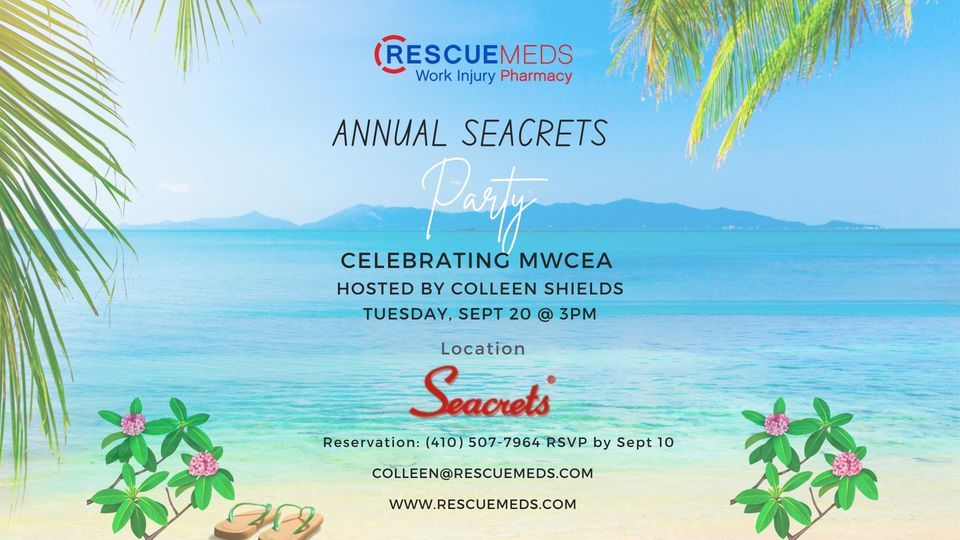 Annual Seacrets Party Celebrating MWCEA at Seacrets, Ocean City on 20th ...