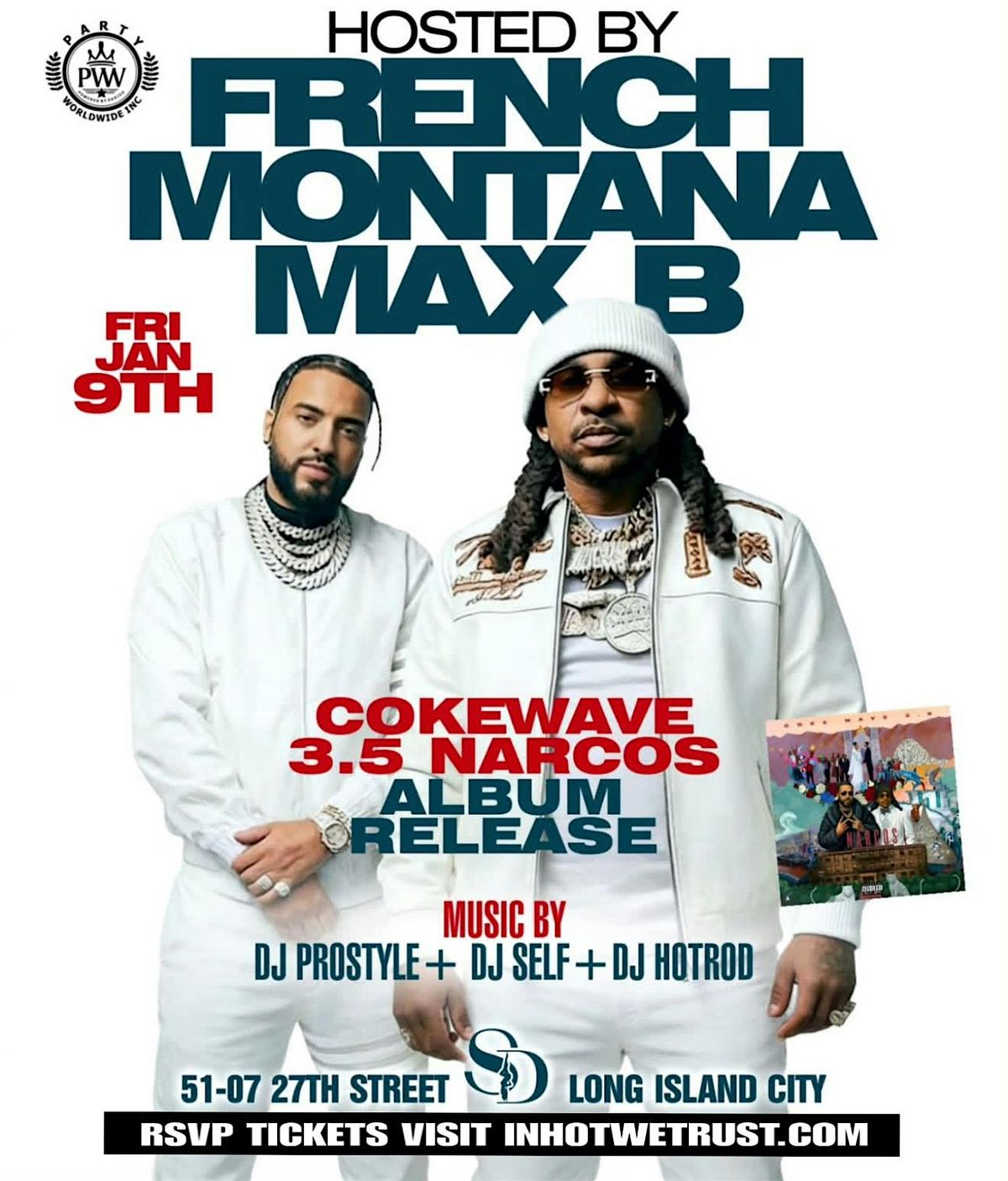 French Montana Max B Mixtape Release Party @ SD NY at Sugardaddy's ...