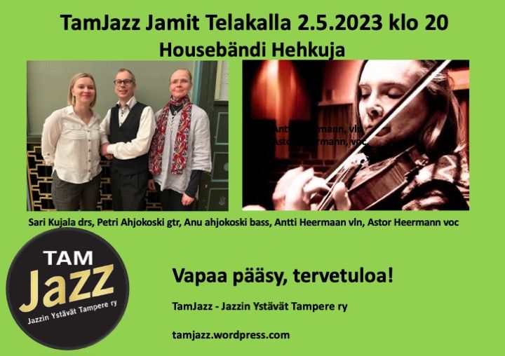 TamJazz jamit Telakalla at Kulttuuritalo Telakka, Tampere on 2nd May, 2023
