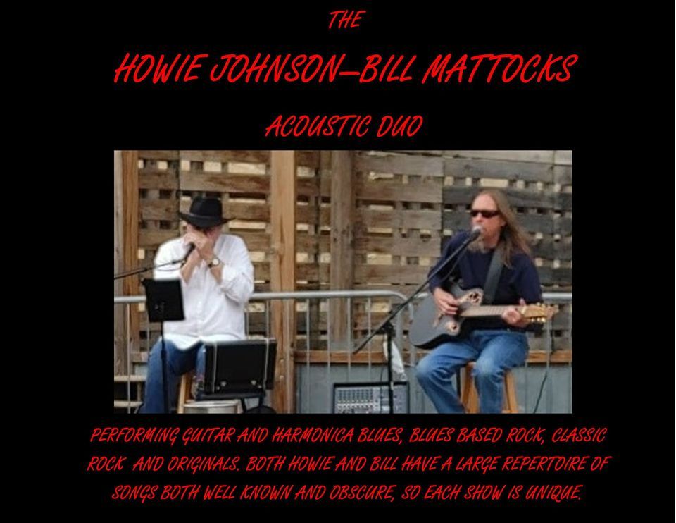 Howie Johnson - Bill Mattocks Duo at Southern Appalachian Brewery ...