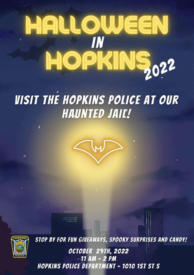 HPD Haunted Jail Tour - 2022 at Hopkins Police Department on 29th ...