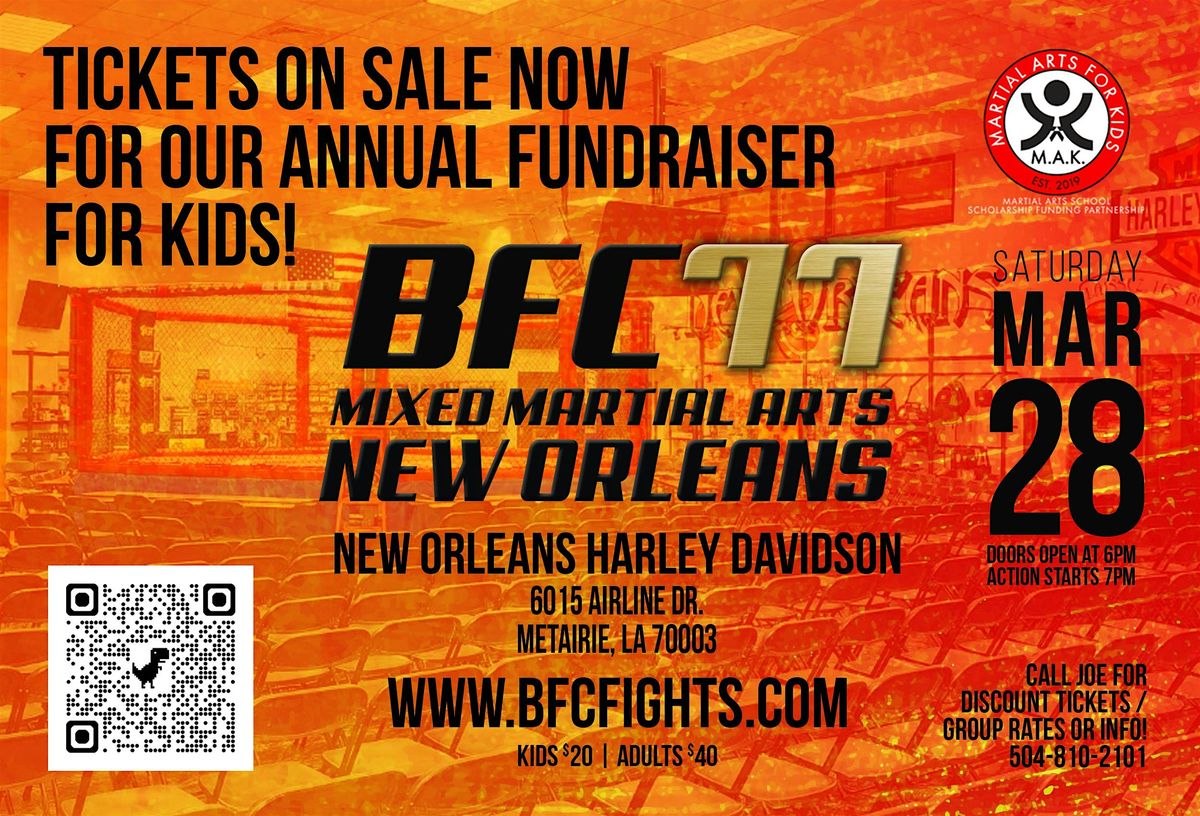 BFC 77 New Orleans Harley-Davidson | Mixed Martial Arts Cagefights at ...