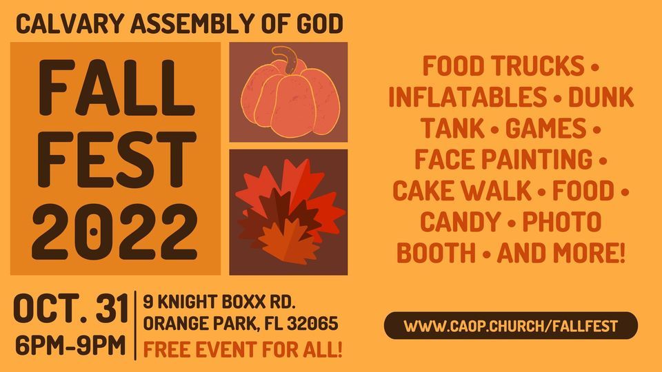 Fall Fest 2022 | Calvary Church, Orange Park, FL | October 31, 2022