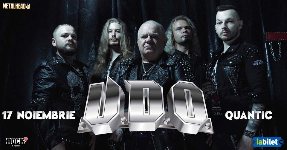 Concert U.D.O. la Quantic - 17 noiembrie 2022 | Quantic, Bucharest, BU ...