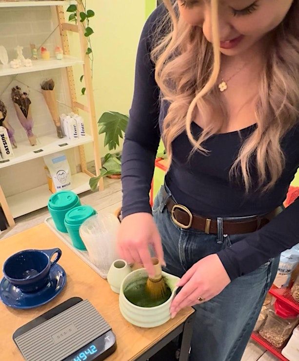 Matcha Workshop | 5 piece pink matcha kit included | simplcafe at Simpl ...