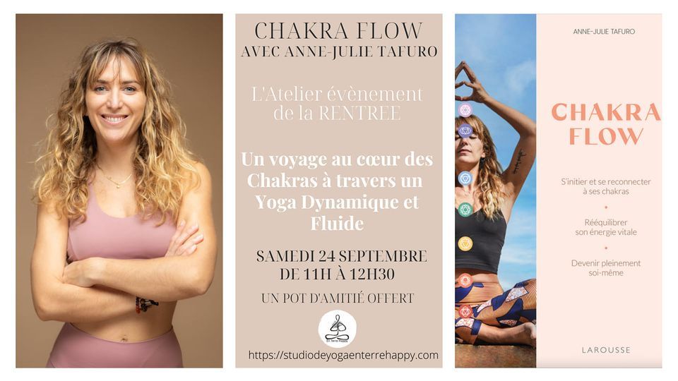 Chakra Flow avec Anne-Julie TAFURO at 23 Rue Aristide Briand, 54500 Vandoeuvre-lès-Nancy, France ...