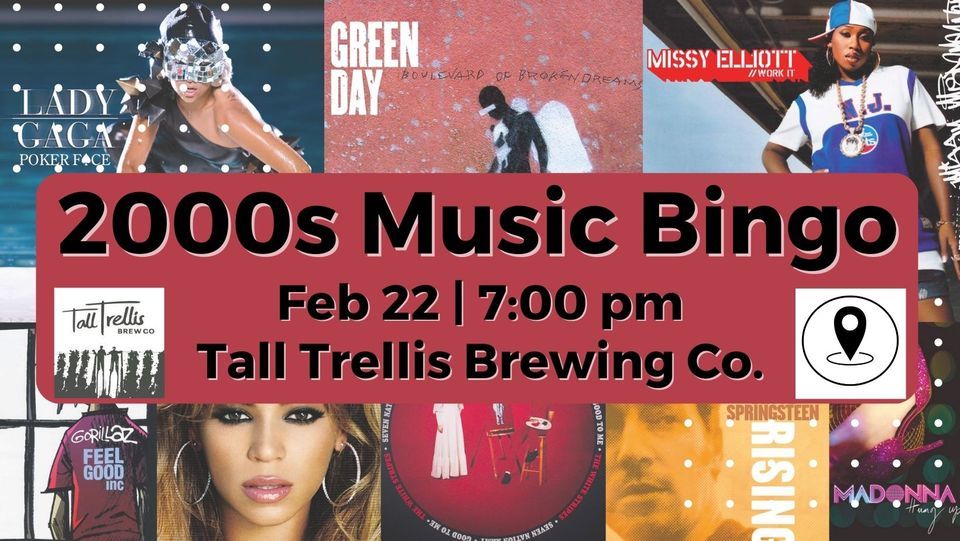 2000s Music Bingo at Tall Trellis at Tall Trellis Brew Co., Olathe on ...