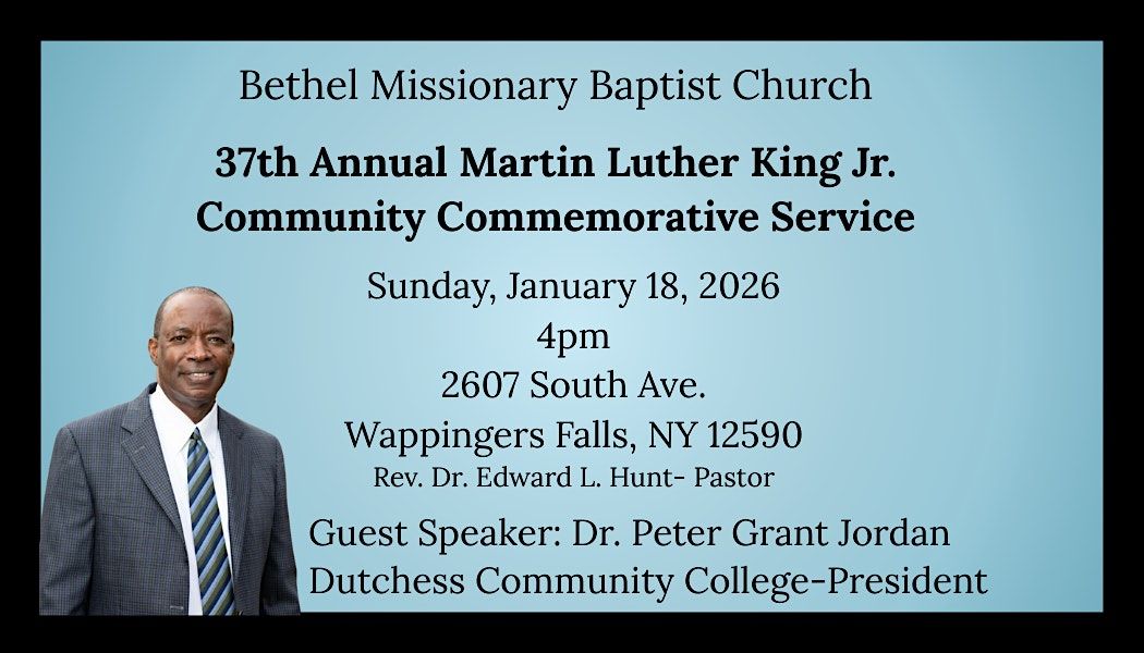 37th Annual Martin Luther King, Jr. Community Commemorative Service at ...