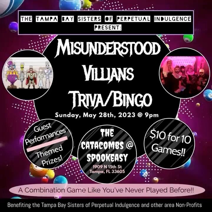 Misunderstood Villains! A Trivia/Bingo Game with The Sisters! | The ...