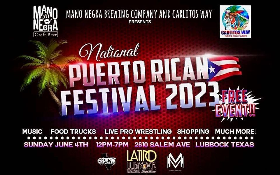 National Puerto Rican Festival 2023 at Cactus Alley Courtyard, Lubbock ...