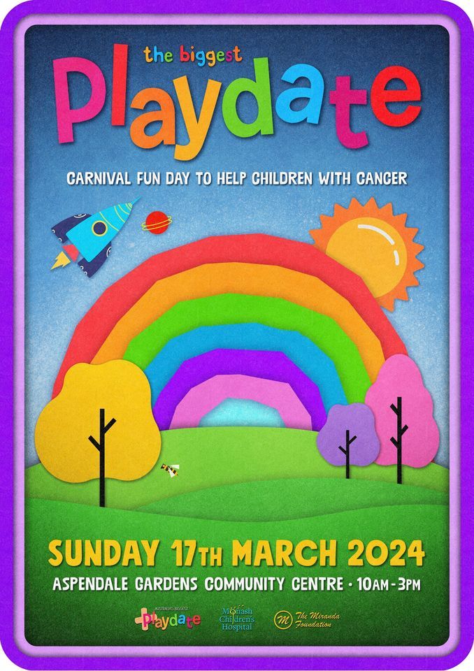The Biggest Playdate 2024 at Aspendale Gardens Community Service, Chelsea on 17th March, 2024