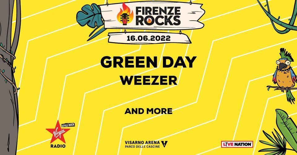 Bus Green Day Firenze Rocks 2022 | Visarno Arena, Florence, TO | June ...